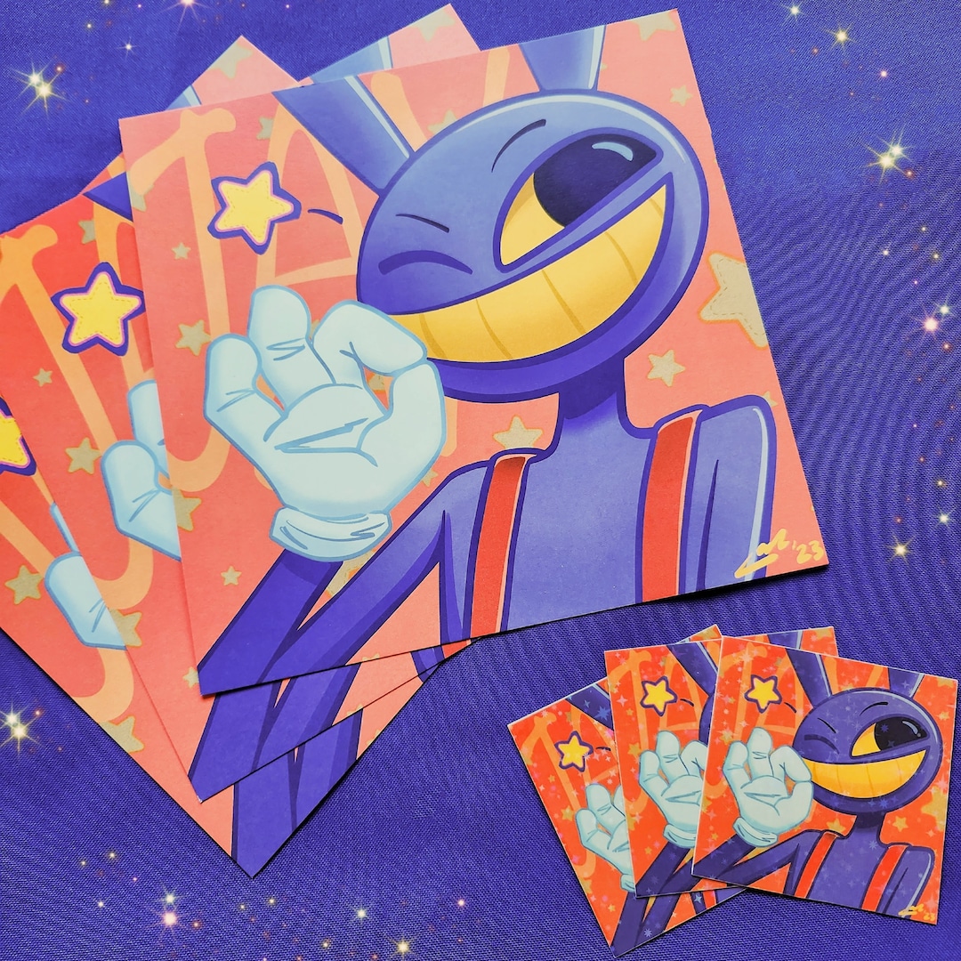 JAX the Amazing Digital Circus Fanart Print and Sticker - Etsy