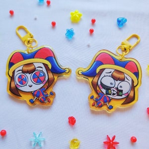 The Amazing Digital Circus Keychains - Etsy UK