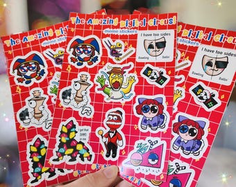 Pomni Sticker | 4” TADC the Amazing Digital Circus Stickers | Glossy ...