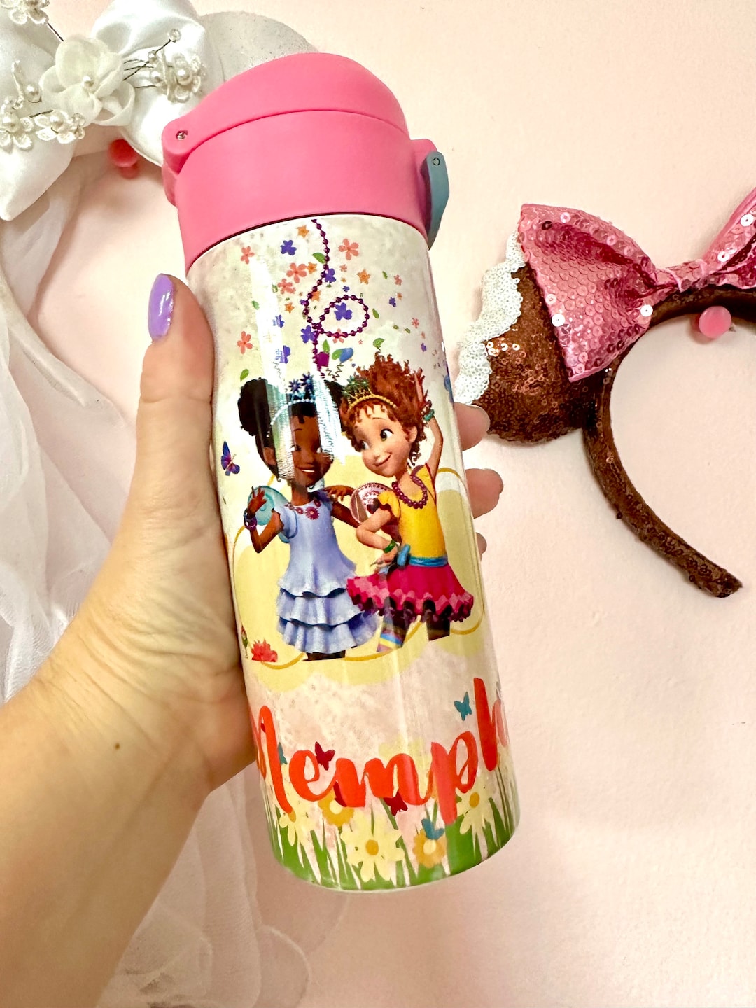 Fancy Sparkle Nancy Kids Printed Cup With Handle, Toddler Sippy ...