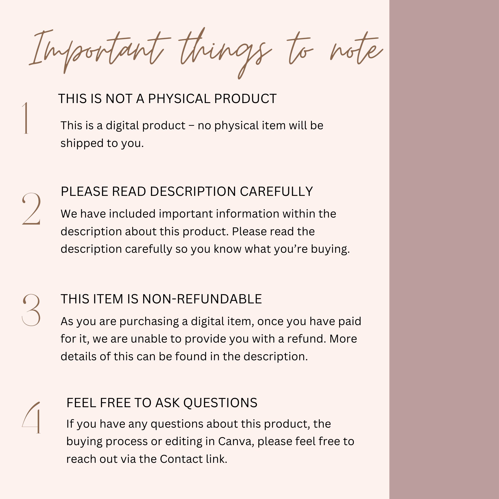 Digital Download Instructions Templates for Digital Products - Etsy Digital Download Instructions Templates for Digital Products - Etsy