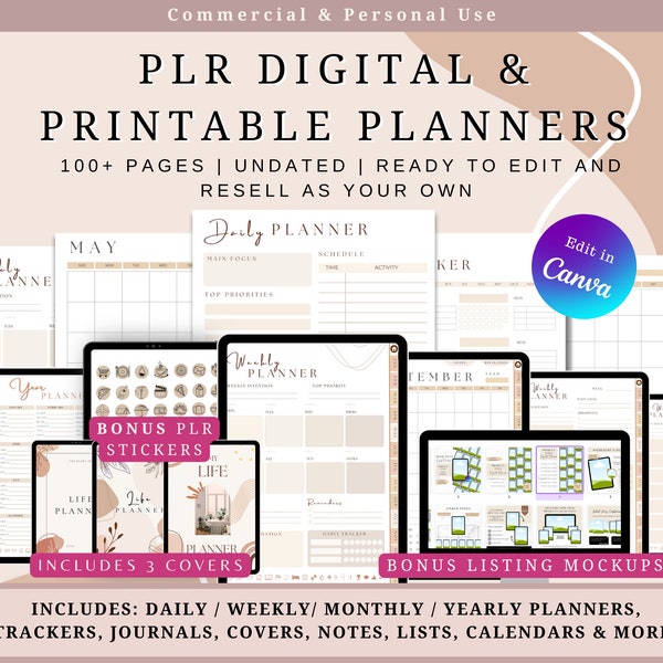 Printable Planner - Etsy Canada