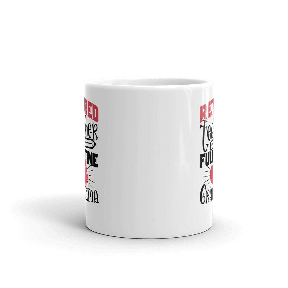 Divertida taza de maestra jubilada para la abuela maestra jubilada ...