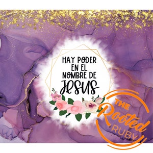Hay Poder En El Nombre De Jesus Frases Religiosas SVG Sublimation ...