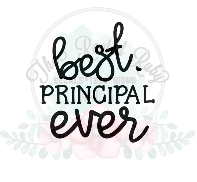 Best Principal Ever SVG, PNG, JPEG Cricut Cut File - Etsy