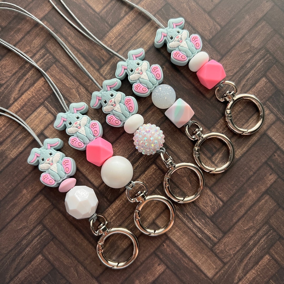 Easter Bunny Lanyard - ID - Teacher - Student - Nurse - Gift - Etsy