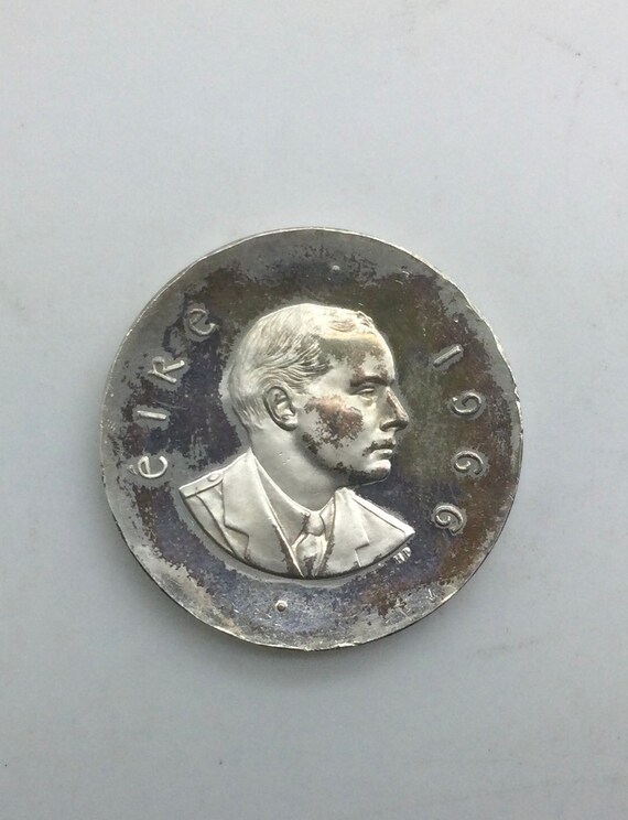 1966 Ireland 10 Shillings Silver Coin 50th Anniversary Of the | Etsy