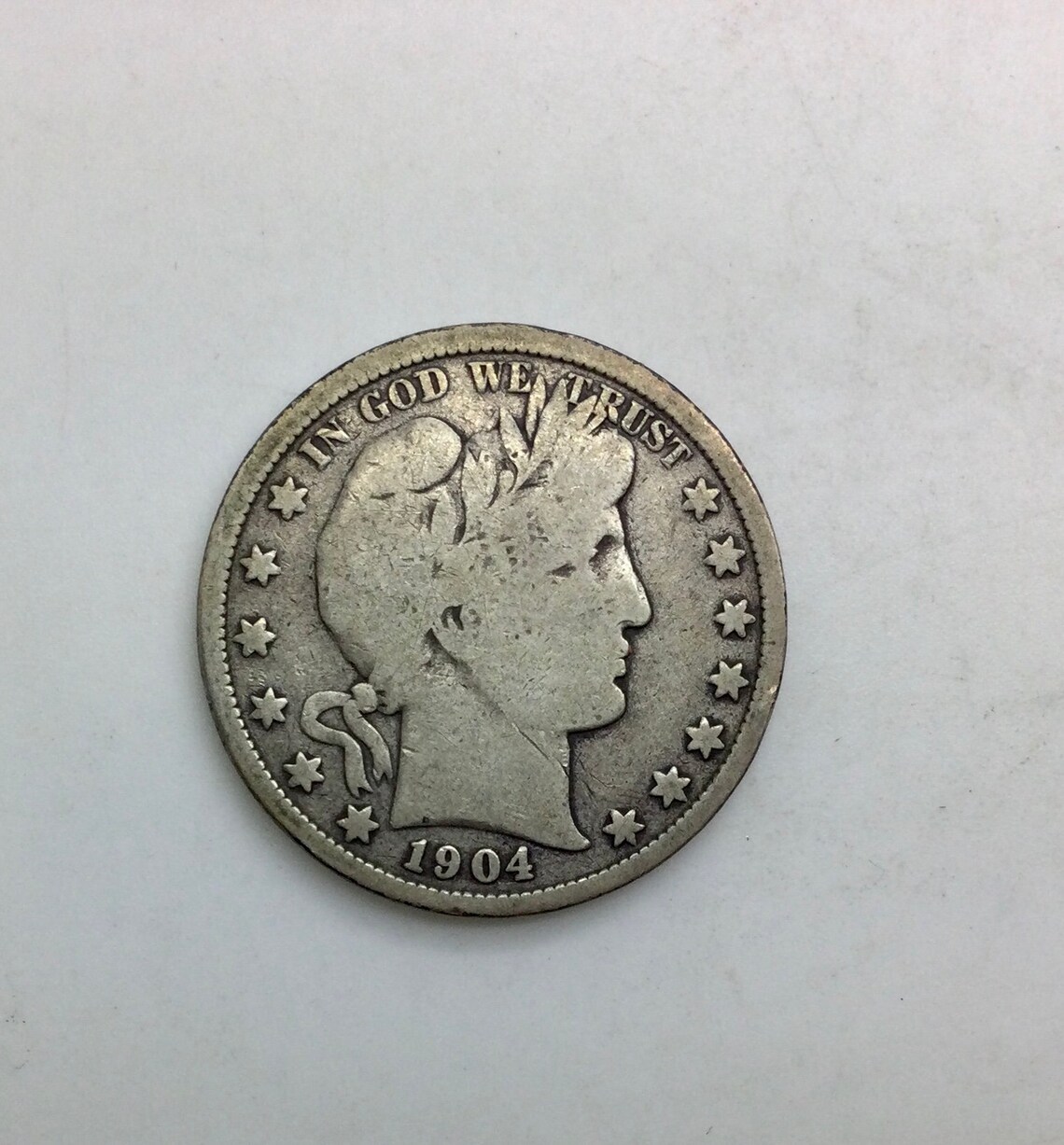1904 USA Barber Half Dollar Coin Silver 90 per Cent Eagle - Etsy