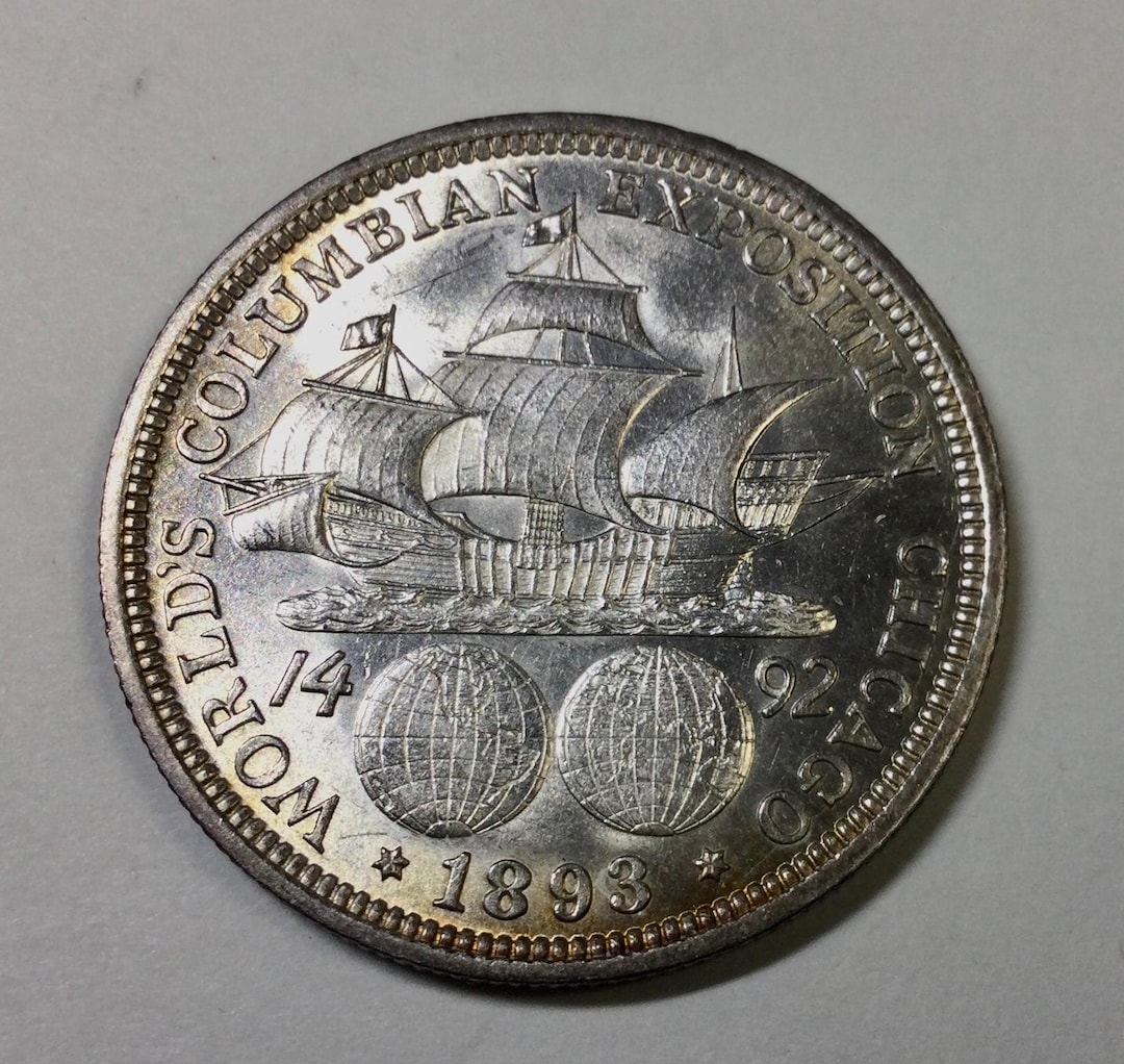 1893 Columbian Exposition Columbus Worlds Fair Chicago Collectors Coin ...