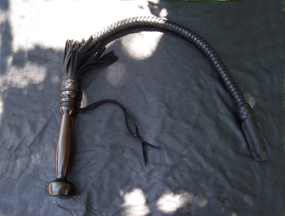 Nagaika Cossack leather nagaika whip. Nagayka Kuban type. | Etsy