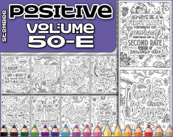 Adult Coloring Pages With Love Messages Great for Your Loved - Etsy