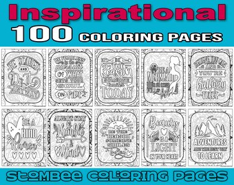 Self Care Coloring Sheets - Etsy