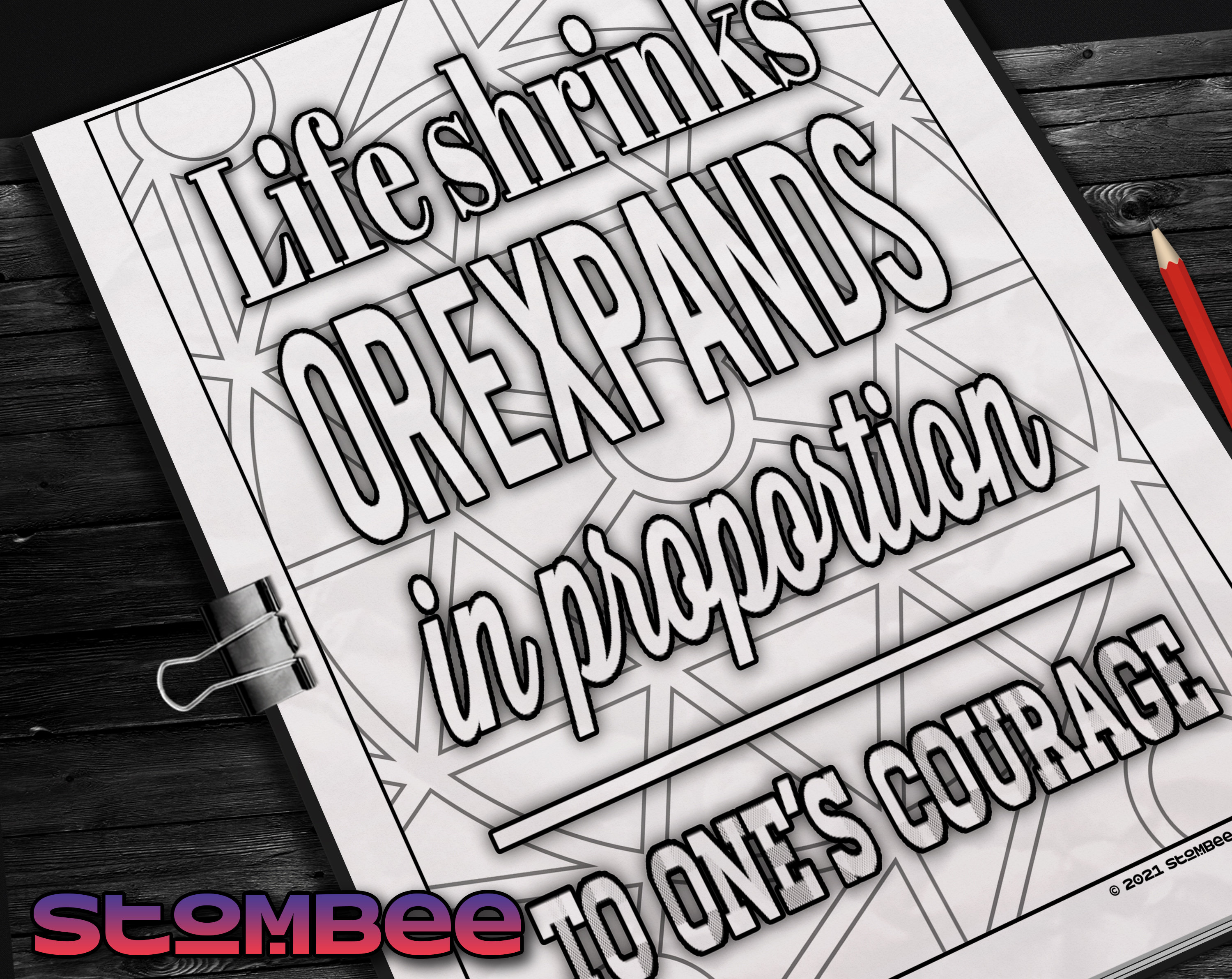 Motivational Quotes About Life Coloring Pages for Adults - Etsy