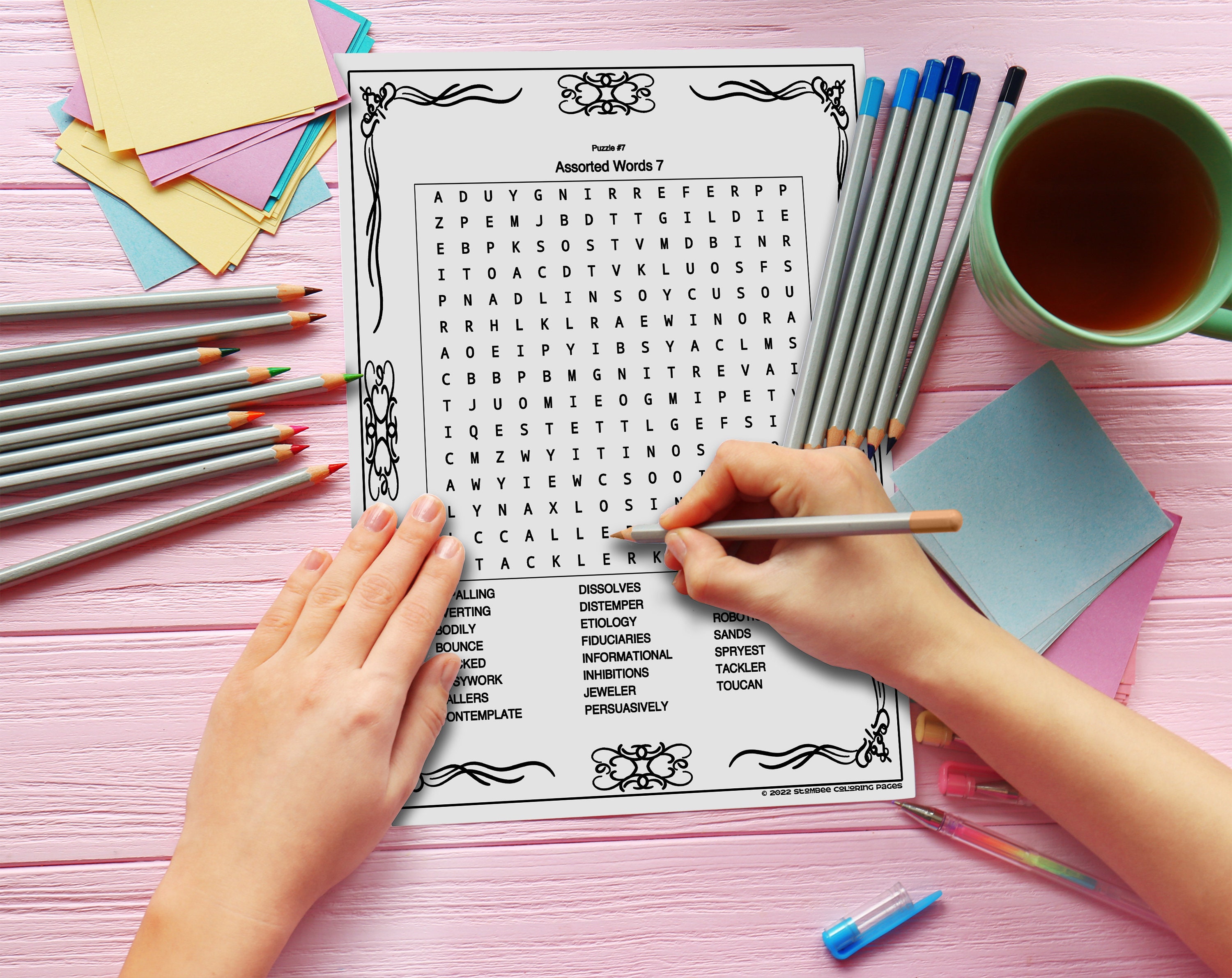 200 Word Search Printable Puzzle Instant Download printable - Etsy UK
