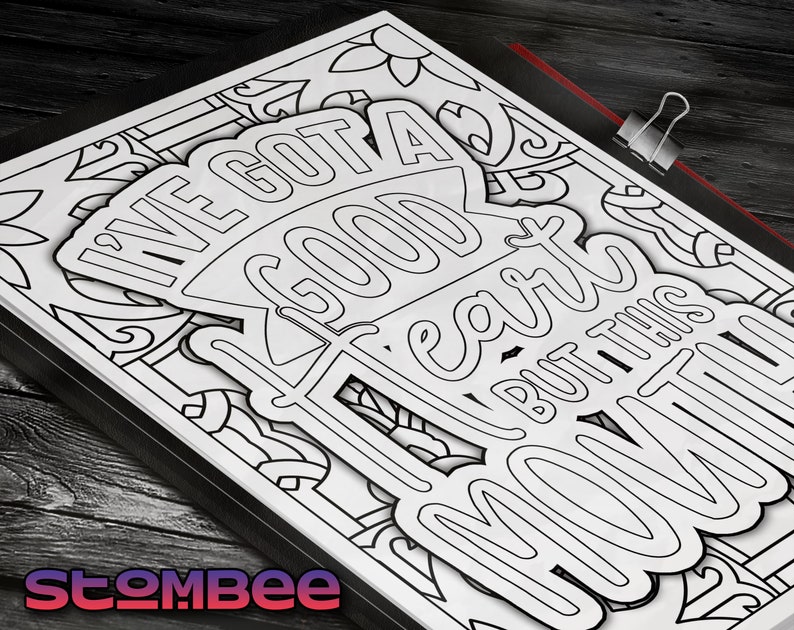 Vol.4 Sassy Adult Coloring Pages Printable Snarky Sarcastic - Etsy