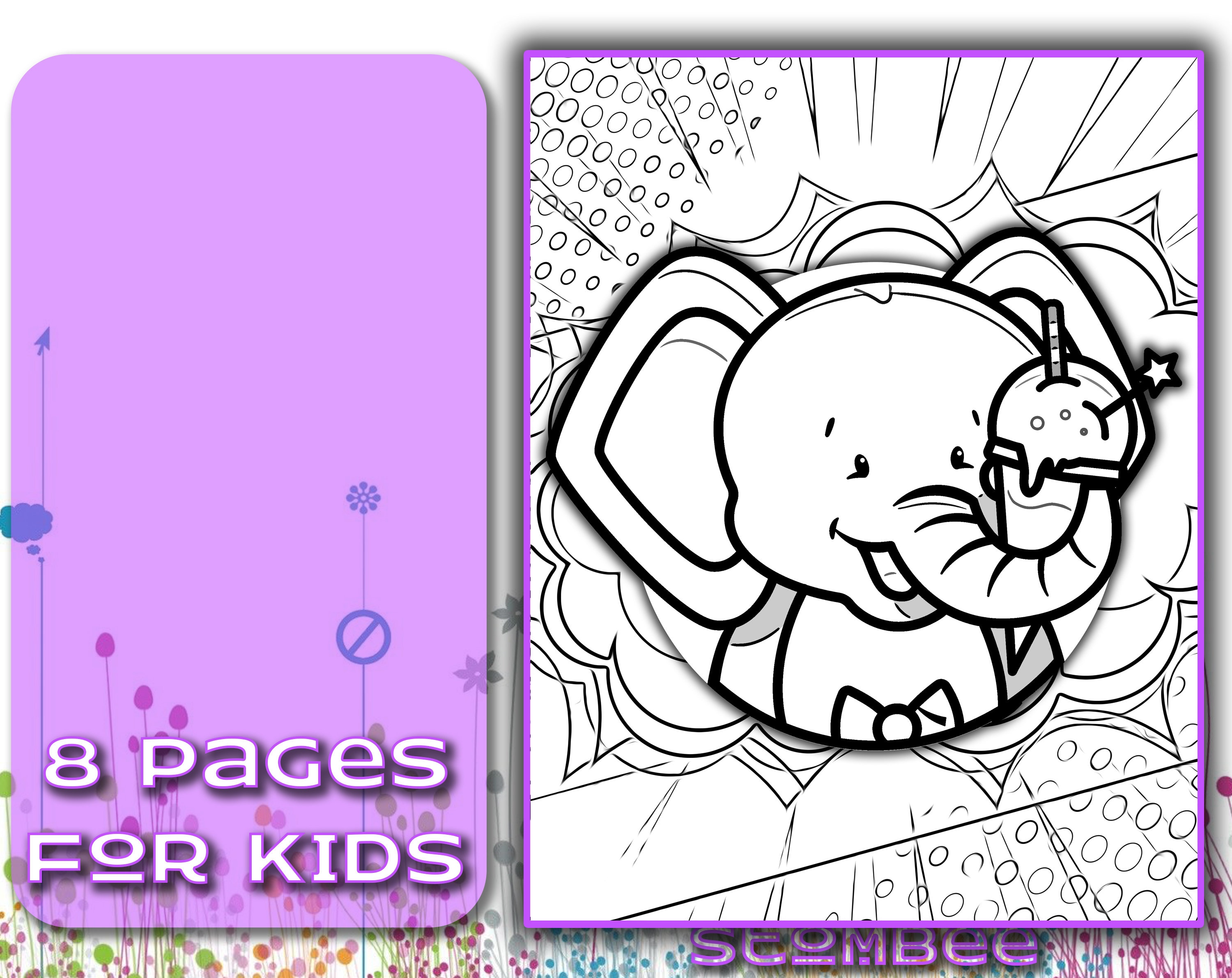PRINTABLE Kids Coloring Pages, Adult Coloring Pages, Animal Coloring ...