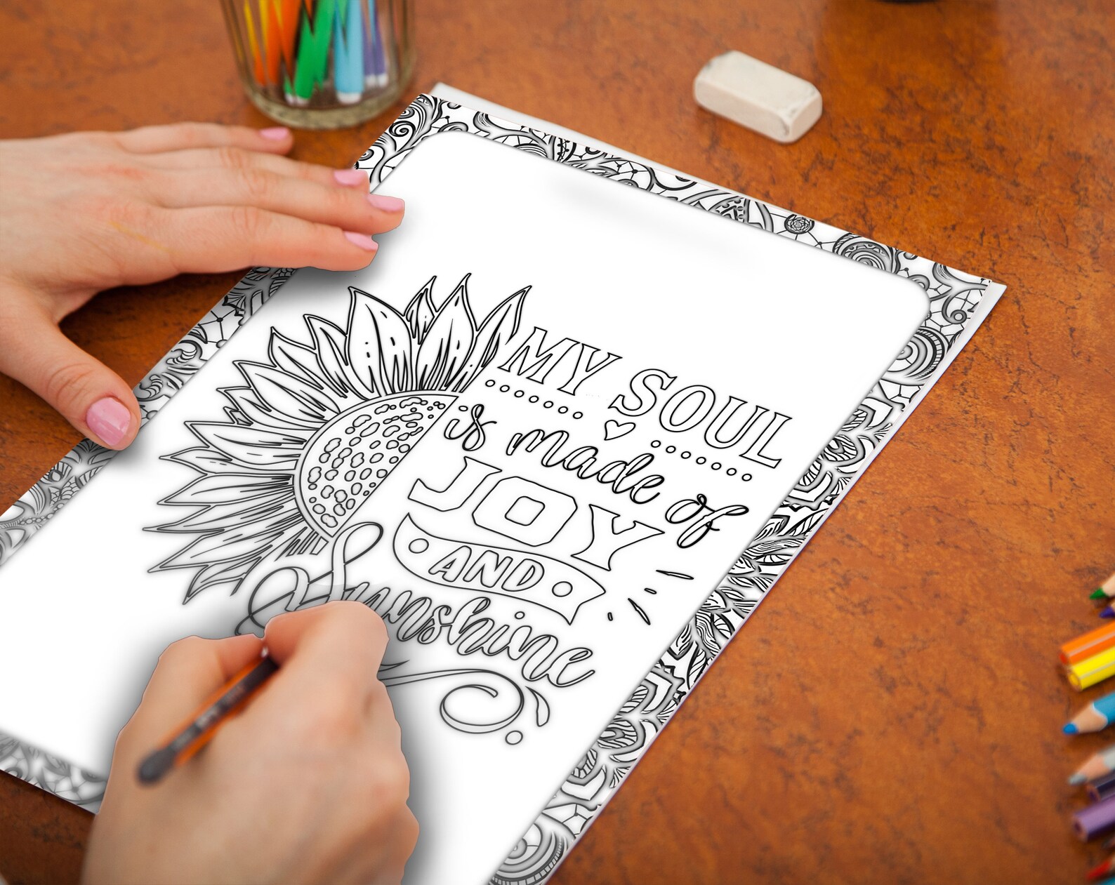 Positive Affirmation Coloring Pages Affirm Coloring Page - Etsy