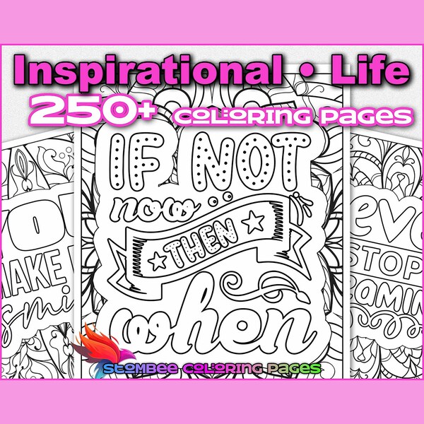 100 Pages Adult Motivational Swear Words Coloring Book, Adult ...