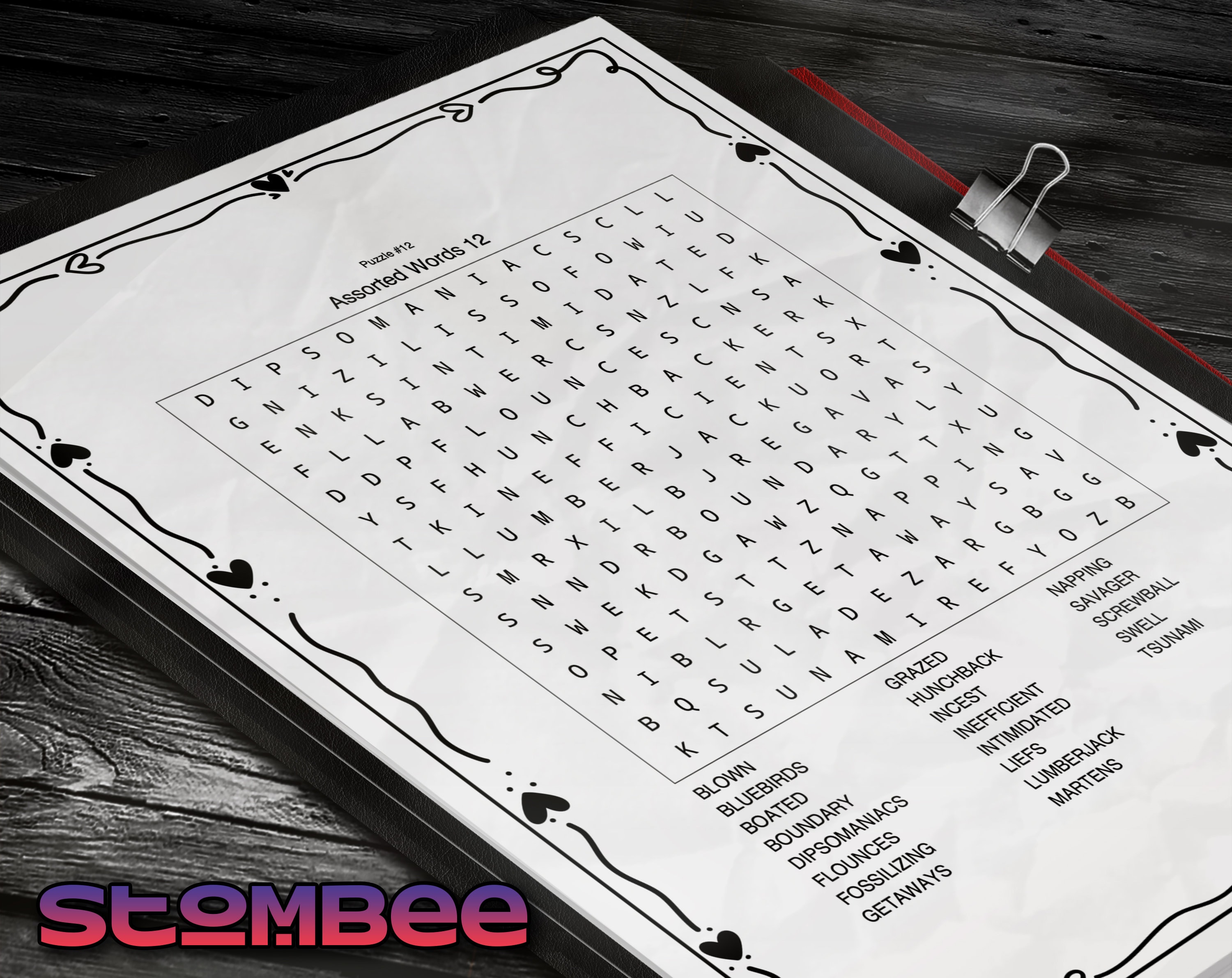 200 Word Search Printable Puzzle Instant Downloadprintable - Etsy Australia