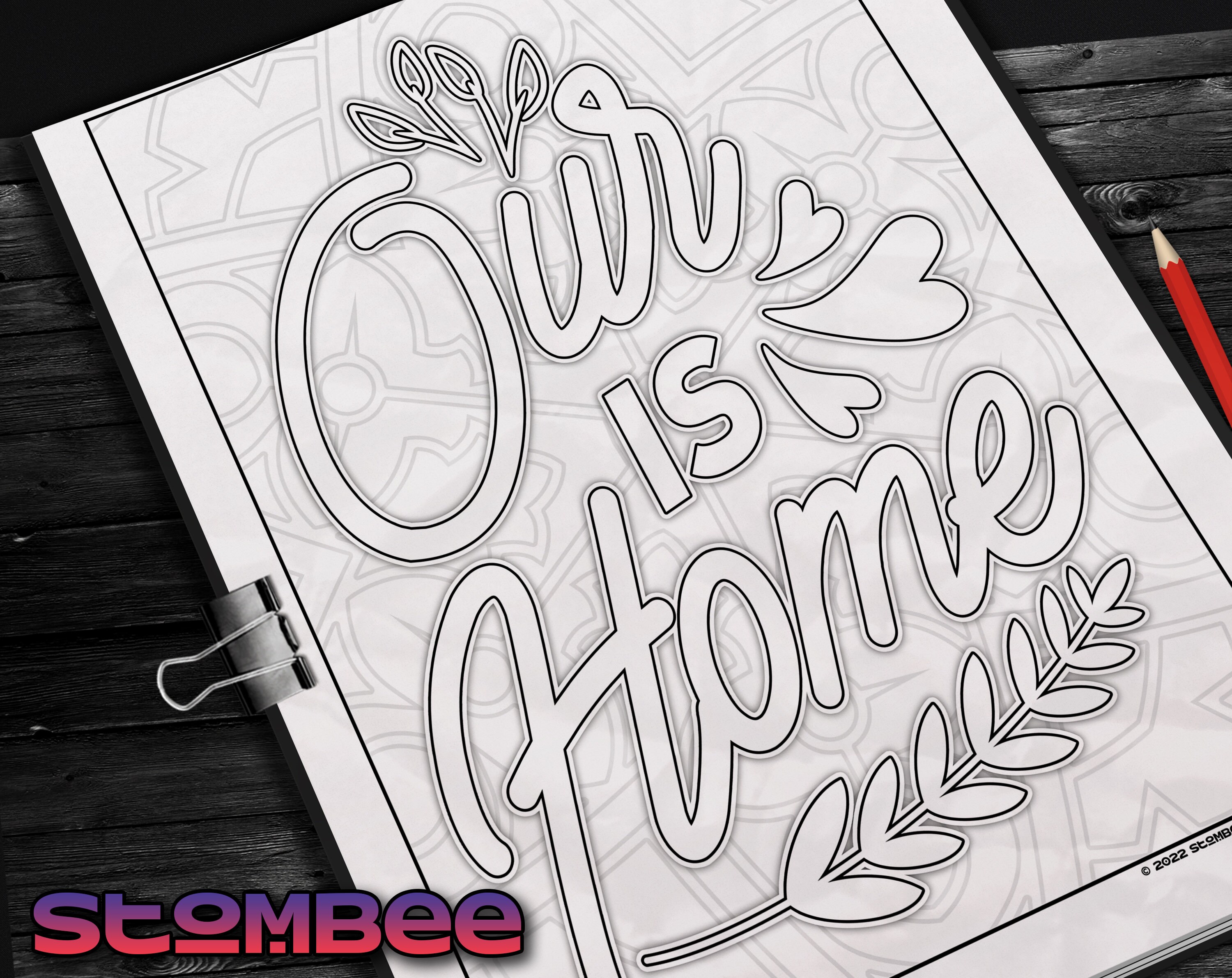 Home Quotes Adult Coloring Book Adult Coloring Pages - Etsy