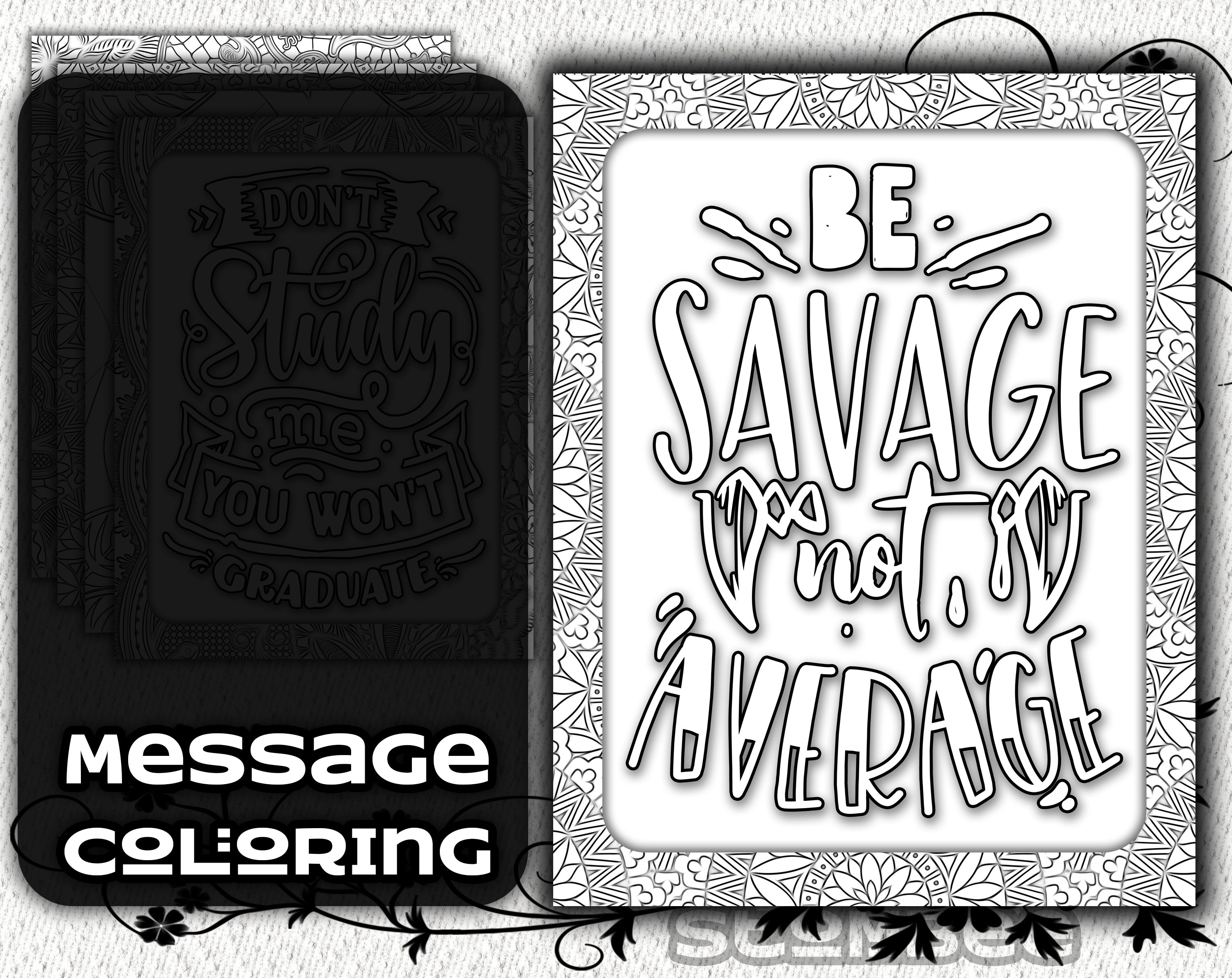 Sassy Quotes Adult Coloring Pages Adult Coloring Books - Etsy