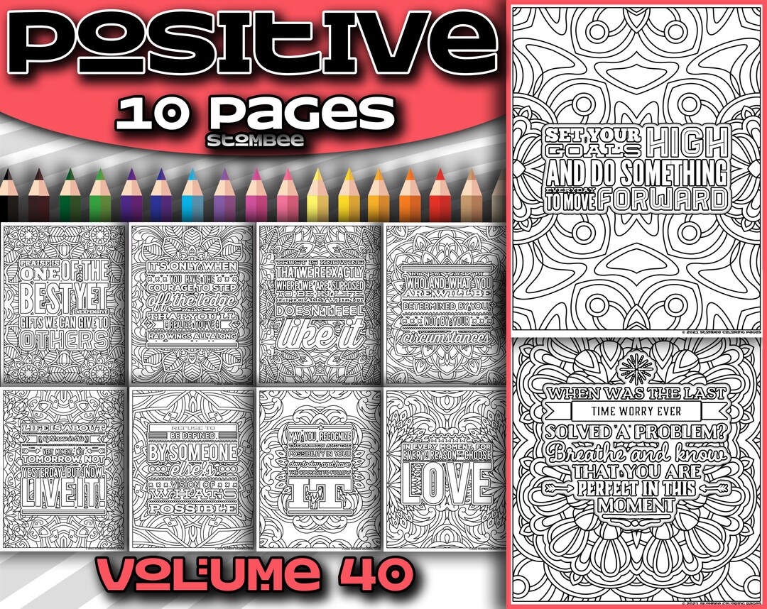Positive Affirmation Coloring Book PDF | Coloring Pages Printable ...