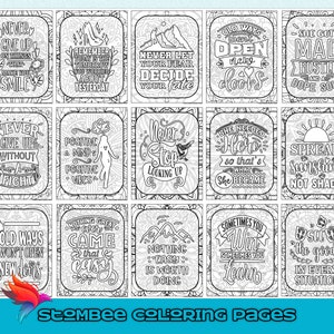 100 Coloring Pages for Mental Health and Relaxation • Inspirational ...