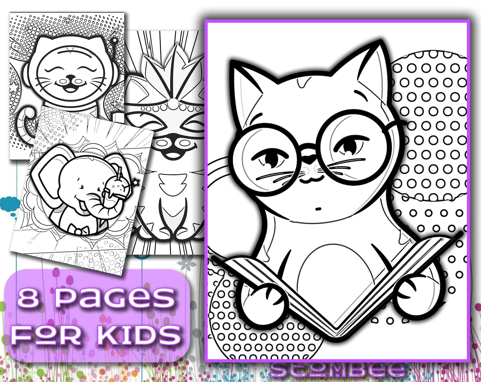 PRINTABLE Kids Coloring Pages, Adult Coloring Pages, Animal Coloring ...