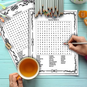 200 Word Search Printable Puzzle Instant Download, printable Puzzle ...