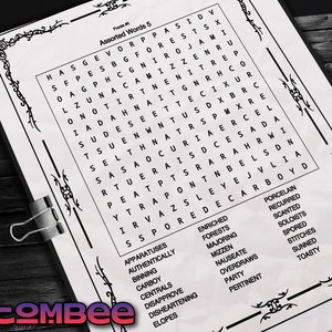 200 Word Search Printable Puzzle Instant Download, printable Puzzle ...