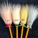 4 Fuzzy Pencils - Stocking Stuffer - Retro Gift - Valentine Gift - Fun ...