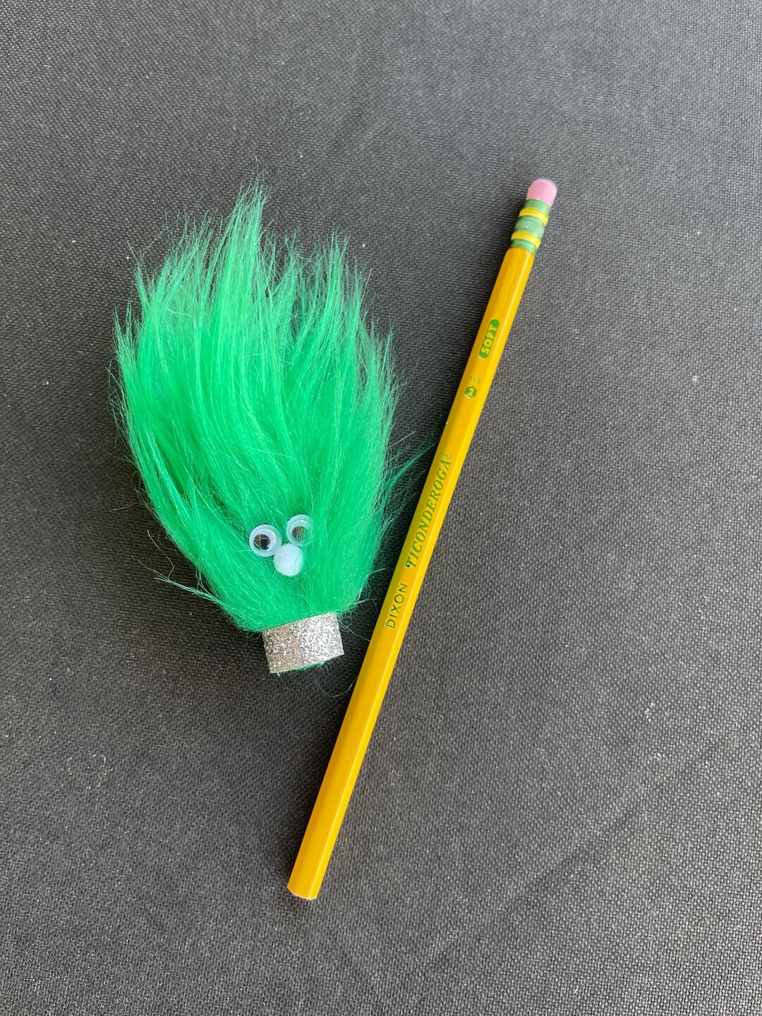 Forest * Green Fuzzy Pencil - Frustration Pencil - Vintage Gift - Retro ...