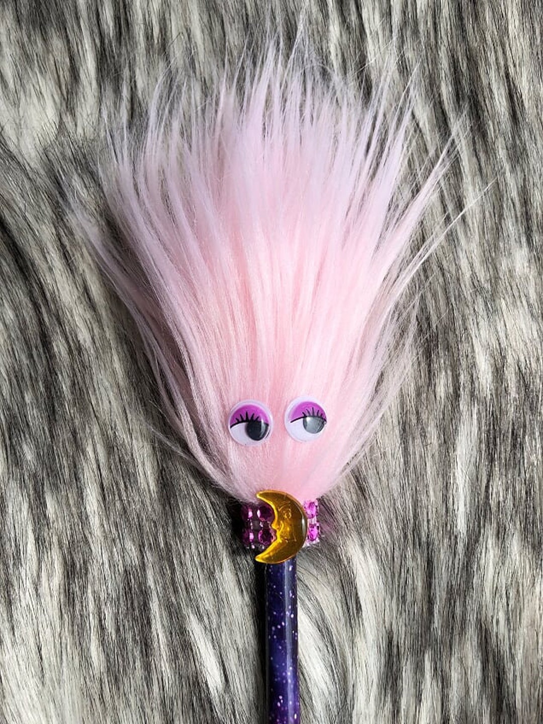 Celeste * Fuzzy Pencil - Moon Gift - Retro Gift - Worry Pencil - Fun ...