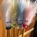 4 Fuzzy Pencils Stocking Stuffer Retro Gift Valentine Gift Fun Pencil ...