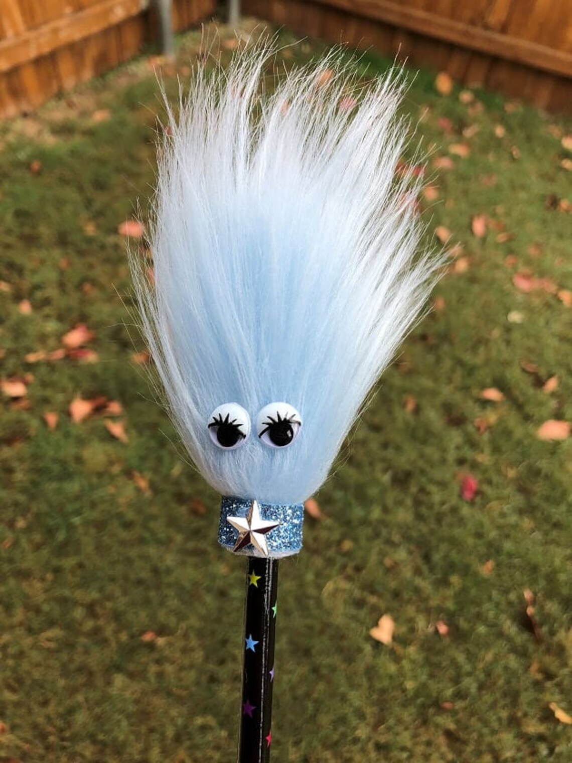 Starla Fuzzy Pencil Unique Gift Fluffy Pencil - Etsy UK