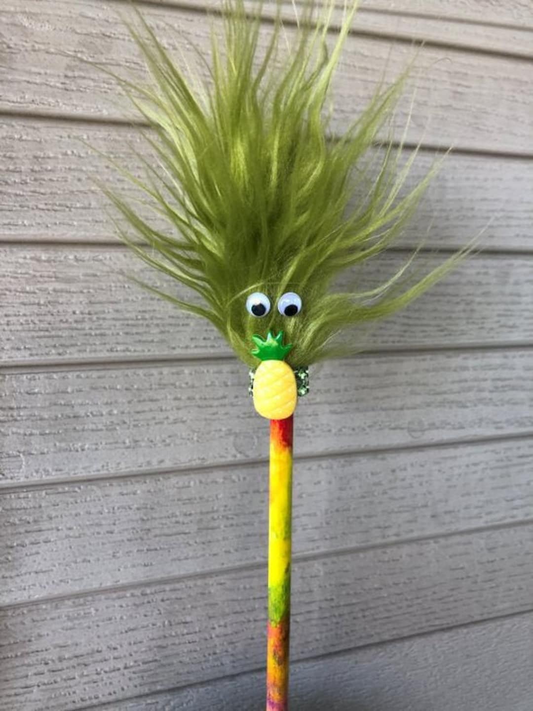 Pineapple Pete * Fuzzy Pencil - Pineapple Pencil - Pineapple Lover ...
