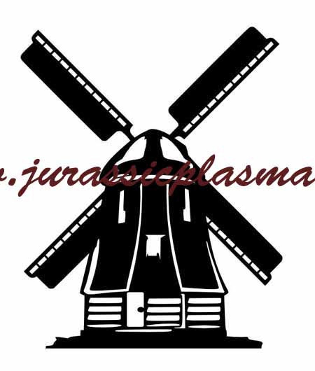 Wind Mill DXF SVG File for Plasma, Laser, Water Jet Vinyl Vector - Etsy