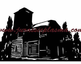Old Farm House Svg - Etsy