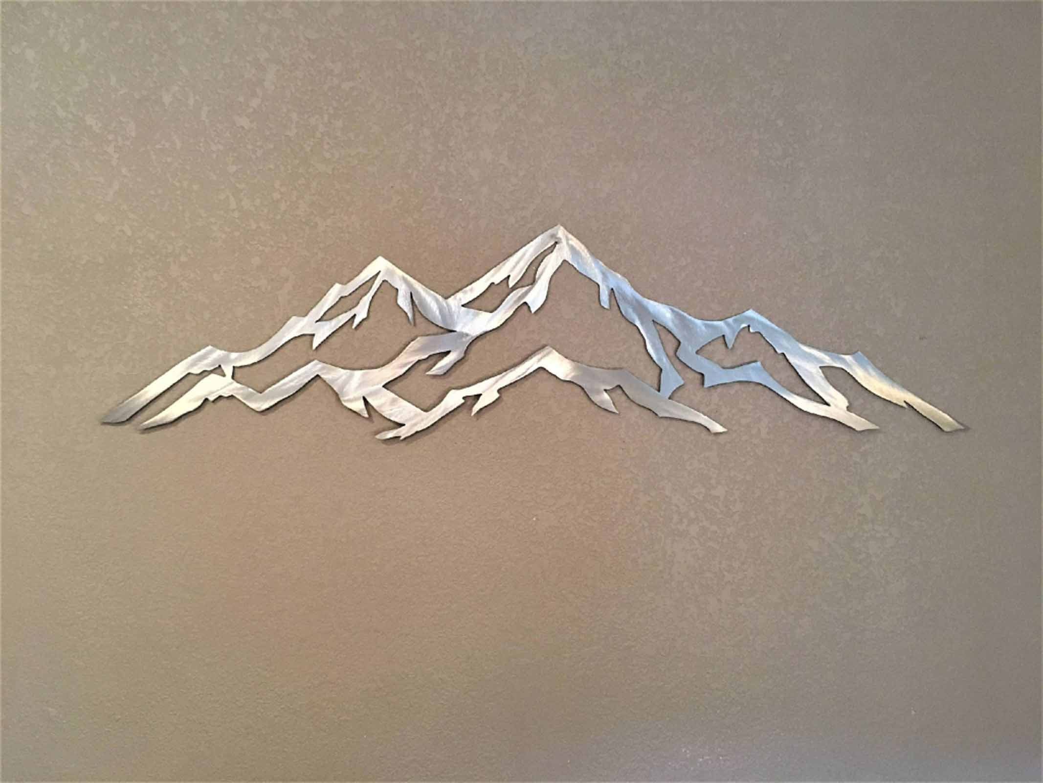 Mountain Scene Dxf Svg - Etsy