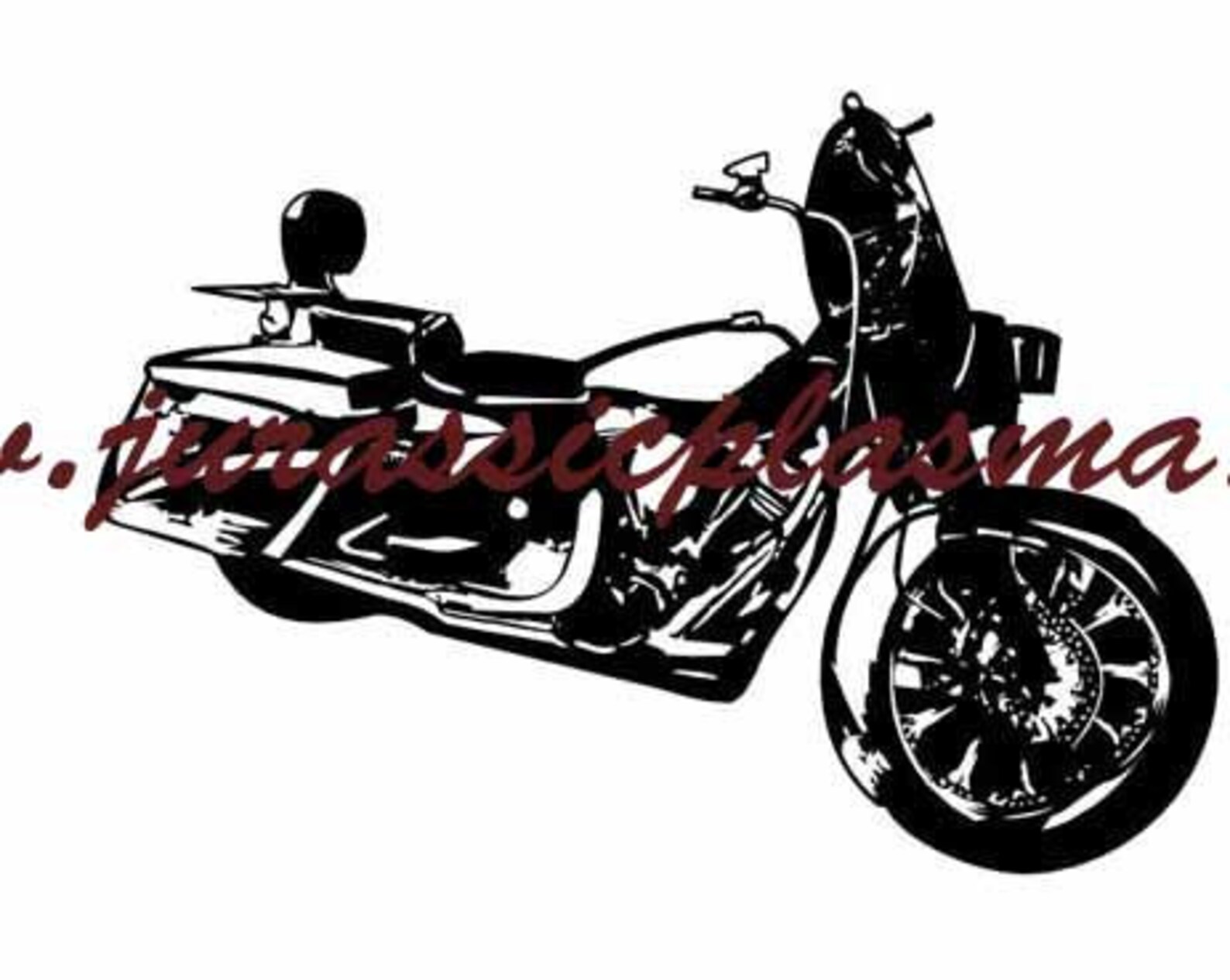 Harley Motorcycle DXF SVG File for Plasma, Laser, Water Jet Vinyl ...