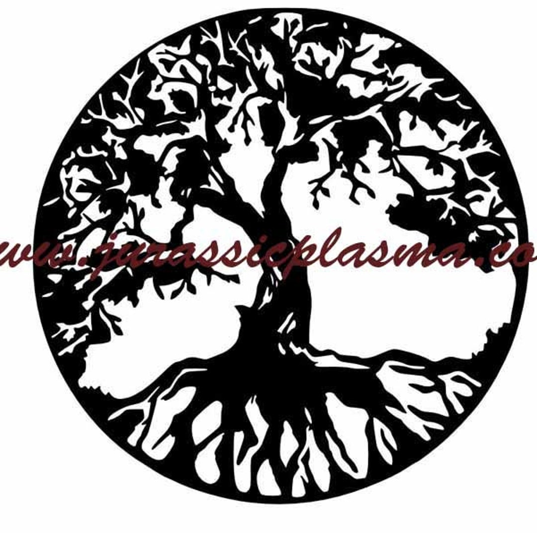 Tree of Life DXF SVG File for Plasma, Laser, Water Jet Vinyl Vector ...