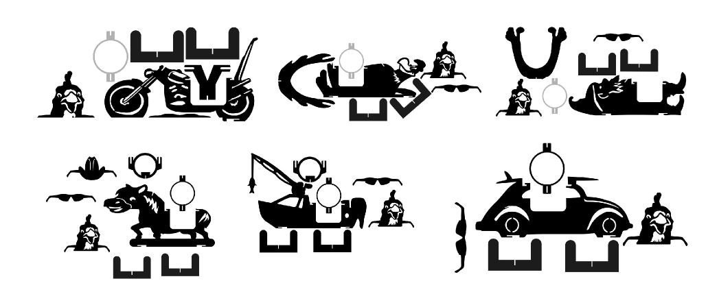 Beer Can Chicken Roaster Bundle of 6 Files DXF SVG Files ONLY - Etsy