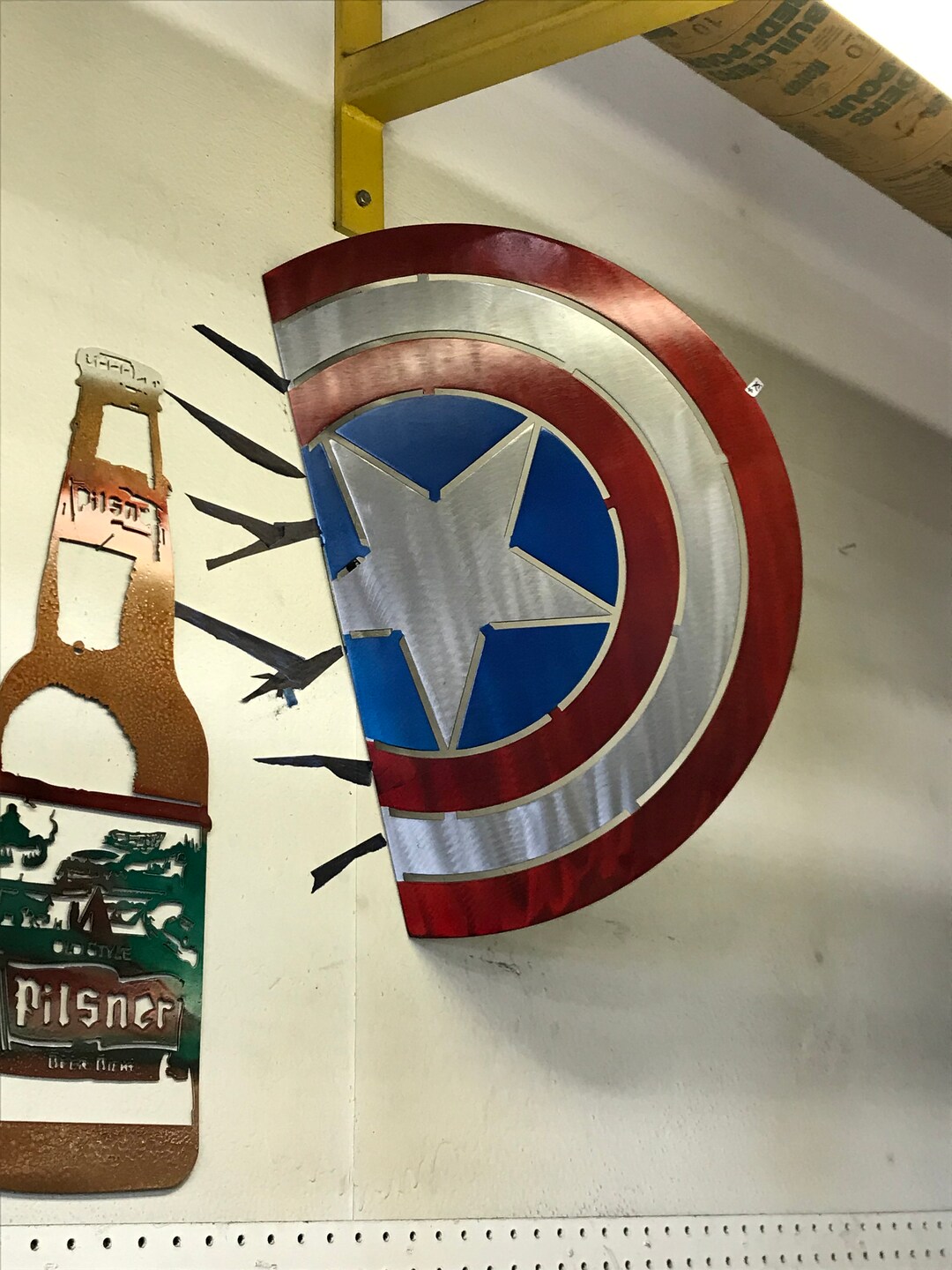 Capetian America Fan Art Shield Dxf Svg File Plasma Laser File ONLY - Etsy