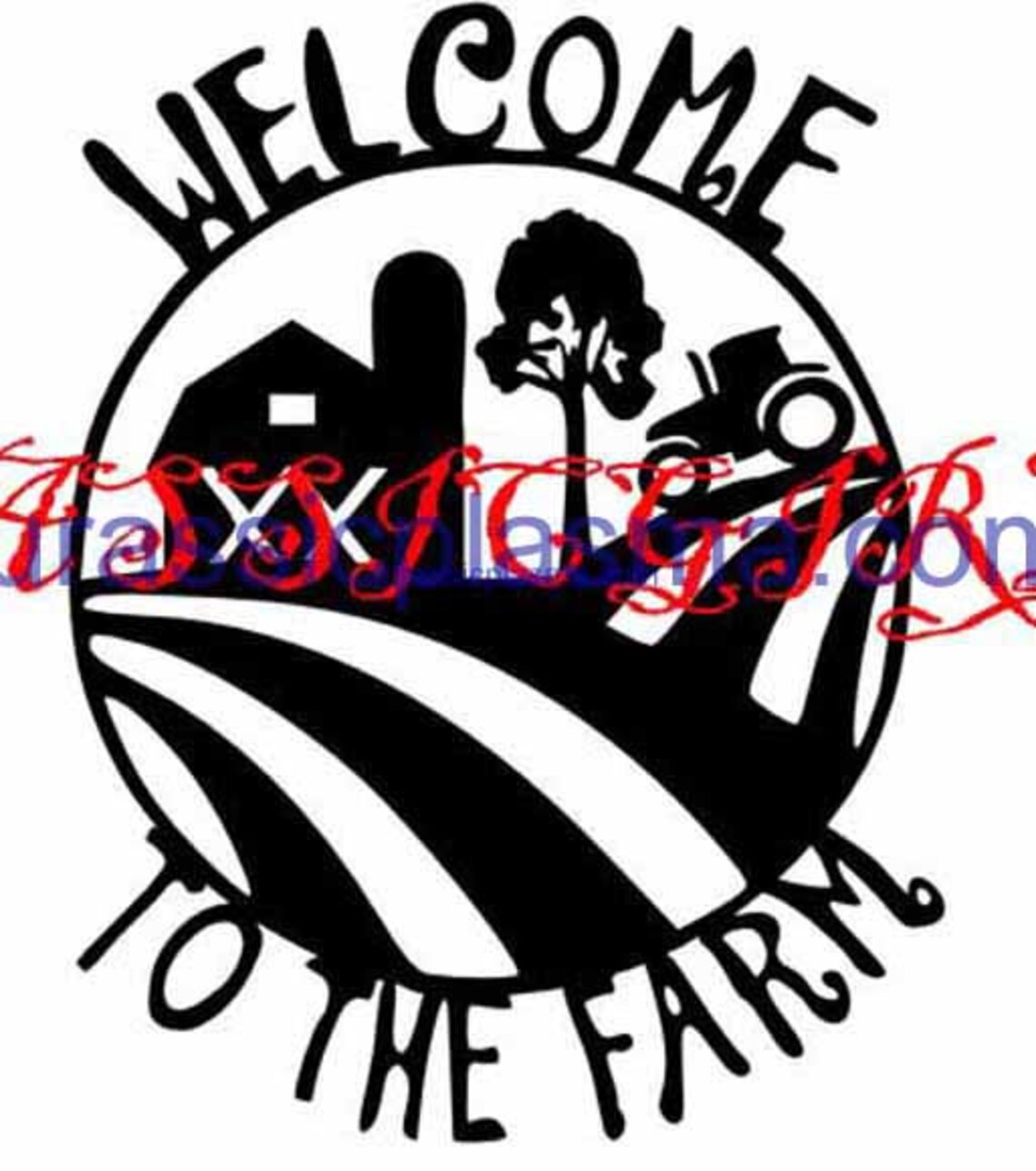 Welcome to the Farm DXF SVG File for Plasma Laser Water Jet - Etsy Canada