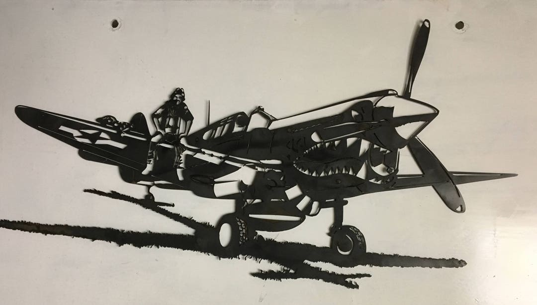 P-40 Warhawk Airforce World War 2 DFX Svg Plasma Cut File. - Etsy