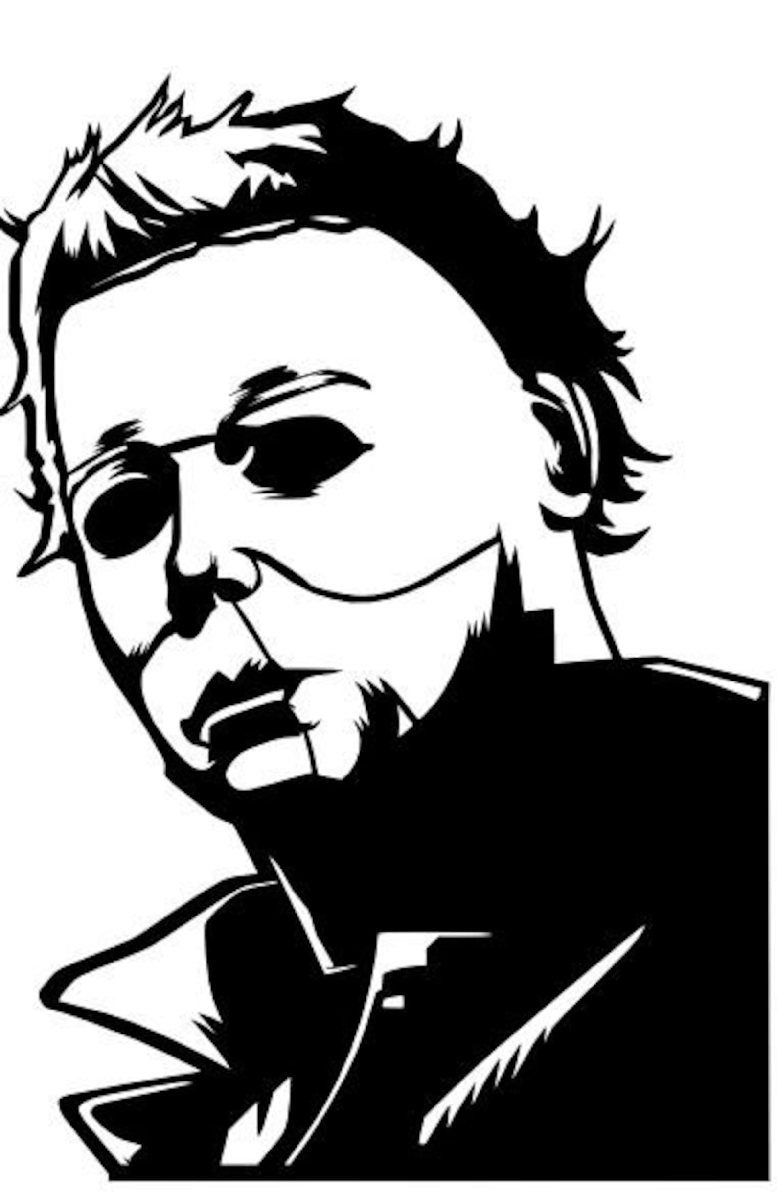 Jason Halloween Horror Scary DXF SVG File for Plasma, Laser, Waterjet ...