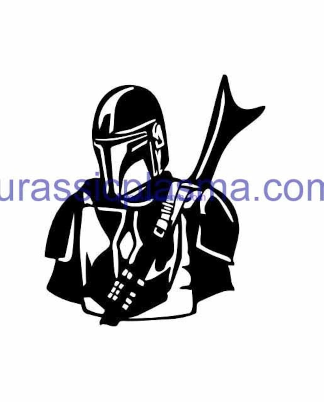 Mandalorian DXF SVG File for Plasma, Laser, Water Jet Vinyl Vector - Etsy