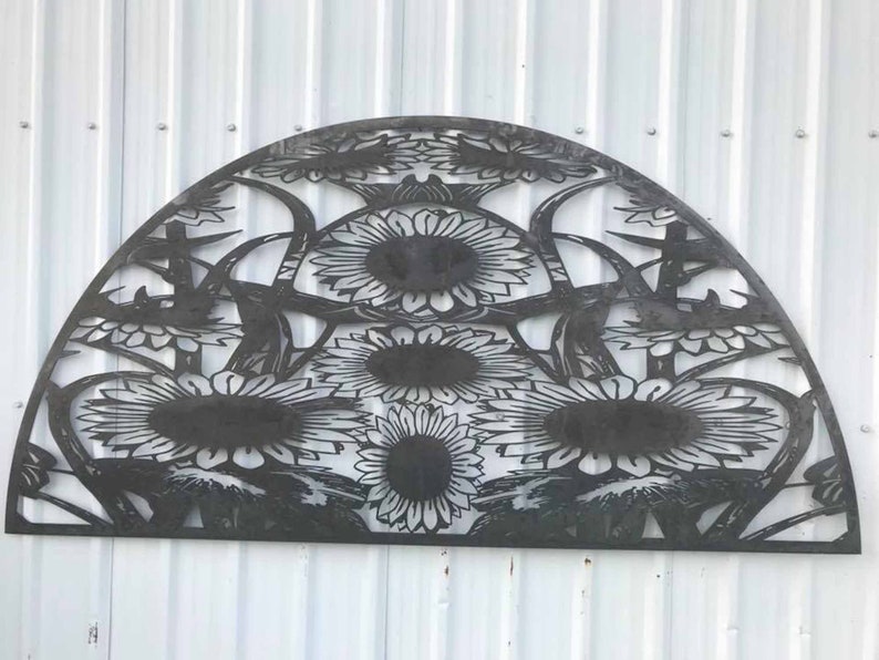 Sunflower Door Arch Image Dxf Svg Only - Etsy