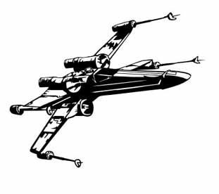 Star Wars X Wing Fighter Sci-fi Super Hero DXF SVG File for Plasma ...
