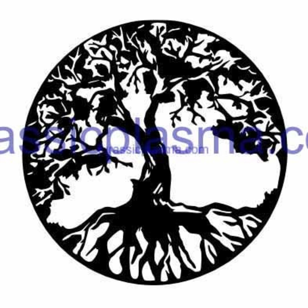 Tree of Life DXF SVG File for Plasma Laser Water Jet Vinyl - Etsy Canada